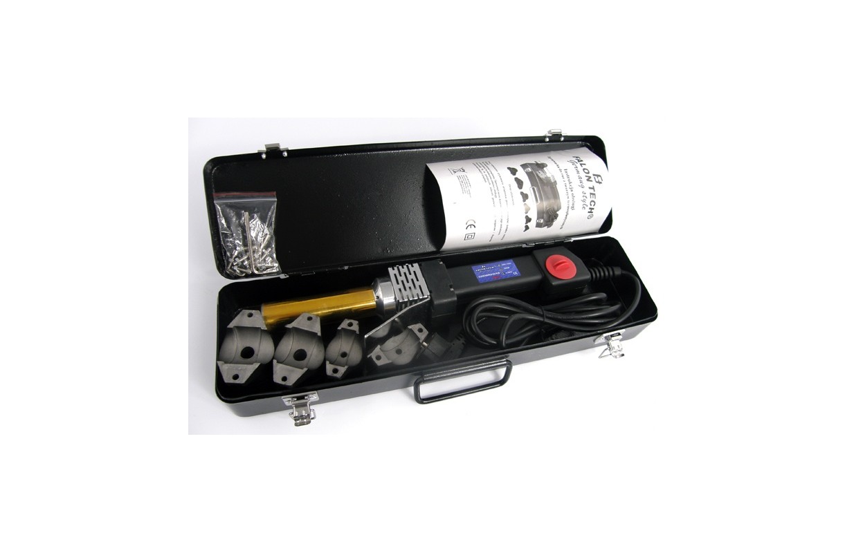 Metināšanas iekārta plastmasas caurulēm (PVC) ar komplektu 50-300°C ...